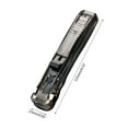 Handheld Paper Clam Clip Dispenser Reusable Clam Clip Dispenser Push ...
