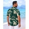 COOFANDY Men's Hawaiian Shirt Short Sleeve Tropical Shirts for Men ...