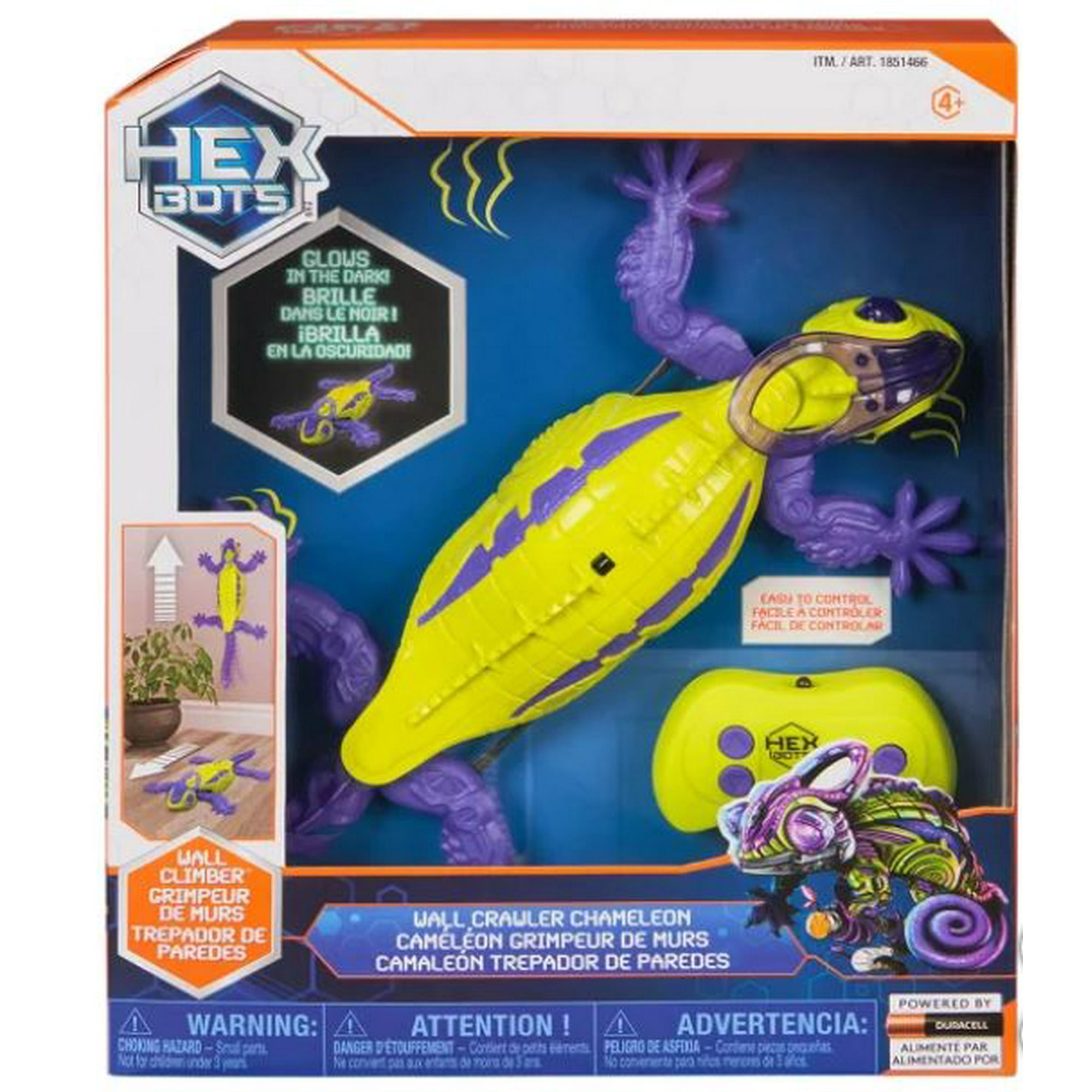 Click here for Hex Bots Wall Crawler Chameleon - Purple Body And... prices