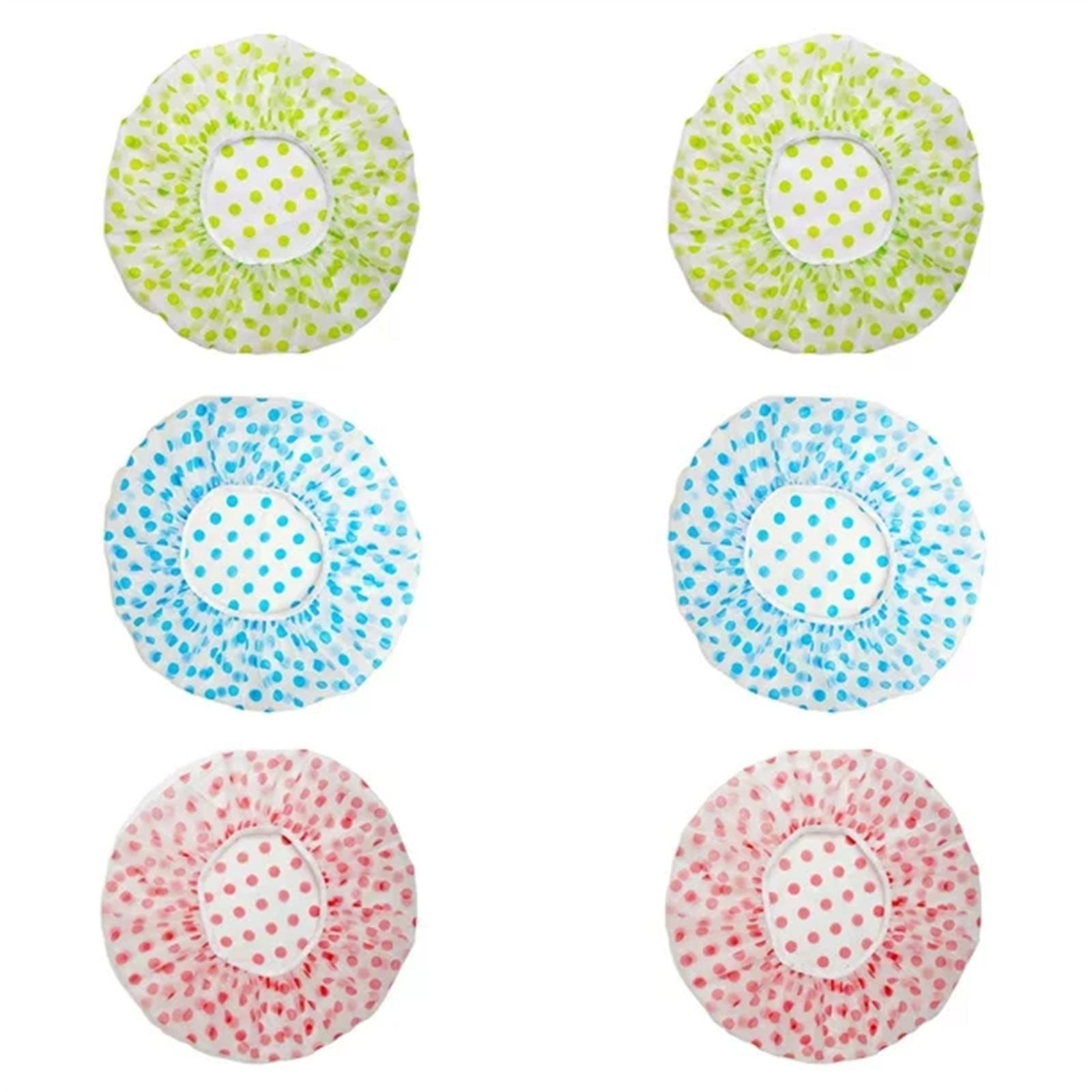 Click here for Piwvid Shower Cap  6 Pcs Plastic Shower Caps Water... prices