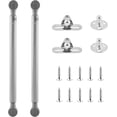 2 Pack Soft Close Toy Box Hinges for Heavy Curved, Round, Arched and ...