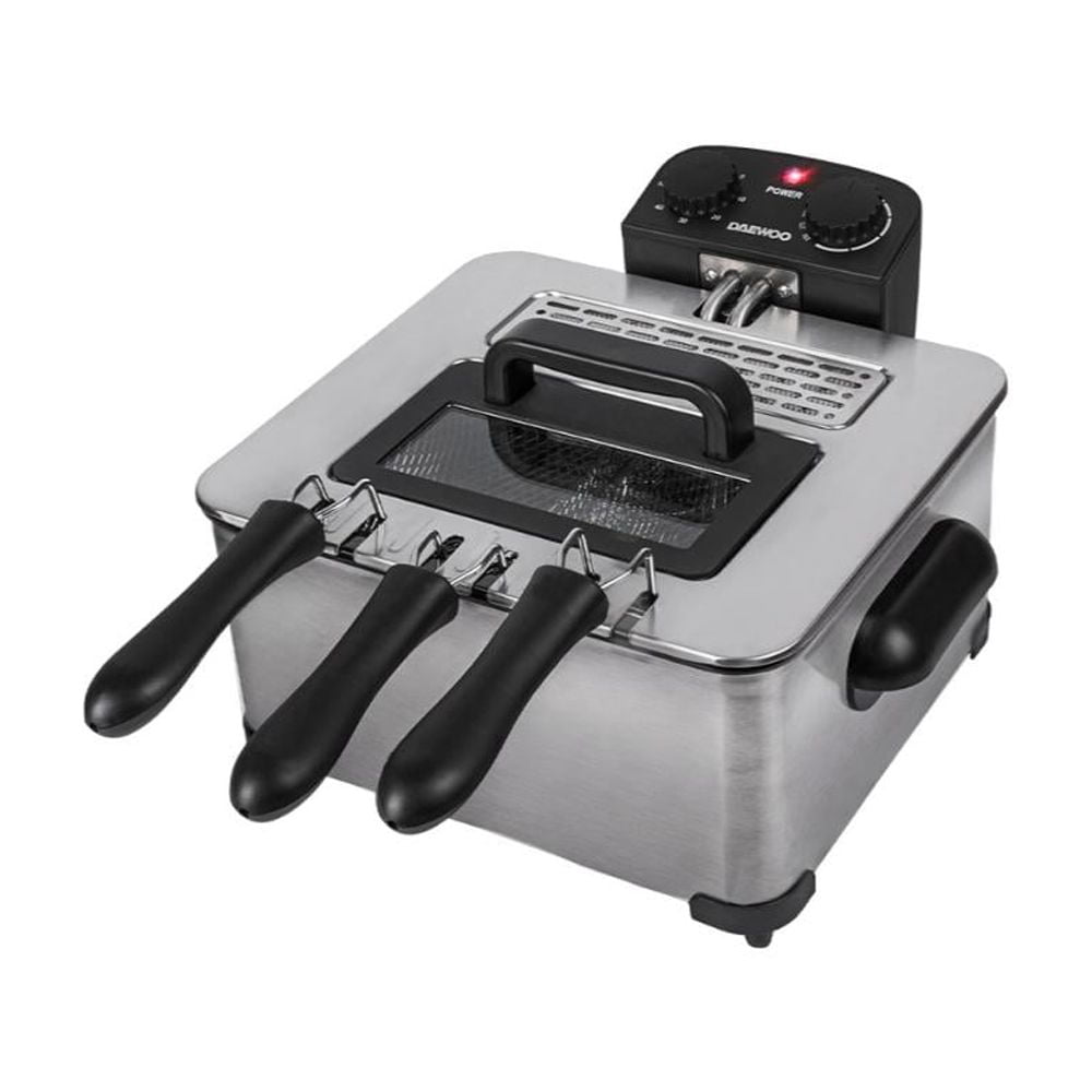 Freidora de Aceite Eléctrica Daewoo DDF-376 Inoxidable 4L | Bodega ...