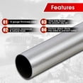 Universal 16-Pieces 3" OD Steel DIY Custom Exhaust Pipe Straight ...