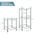 5 Gallon Water Jug Holder 3 Tier Water Cooler Jug Storage Rack, Silver ...