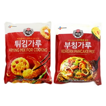 CJ Beksul Korean Panckage MIx & Frying MIx 2 Packs (1kg Each) - Walmart.com