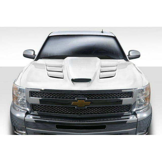 2007-2013 Chevrolet Silverado Duraflex Viper Look Hood - 1 Piece ...