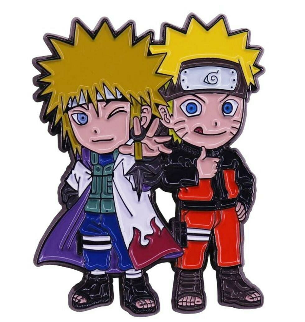 Naruto Characters 1.5 Inches Tall Enamel Metal Pin - Walmart.com