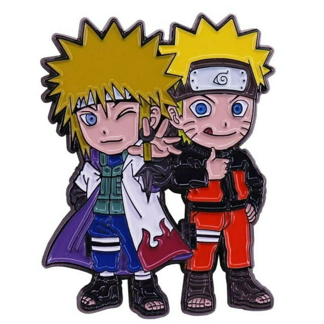 Naruto Characters 1.5 Inches Tall Enamel Metal Pin - Walmart.com