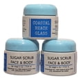 Coastal Beach Glass Sugar Scrub Face and Body Exfoliator, 6 Oz ...