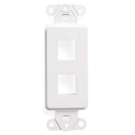 Leviton 2 Hole Blank Decora Plate White White | Walmart Canada