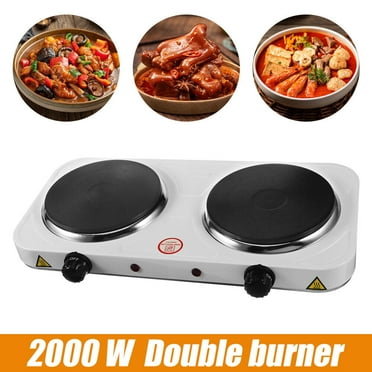 CUSIMAX 1800W Electric Double Hot Plate for Cooking, with Adjustable ...