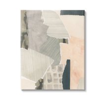 Stupell Industries Asymmetric Neutral Patterns Abstract Painting ...