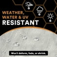 PrimeBeau Ultra-Durable Tarp 10x8, Silver - 12 Mil, All-Weather ...