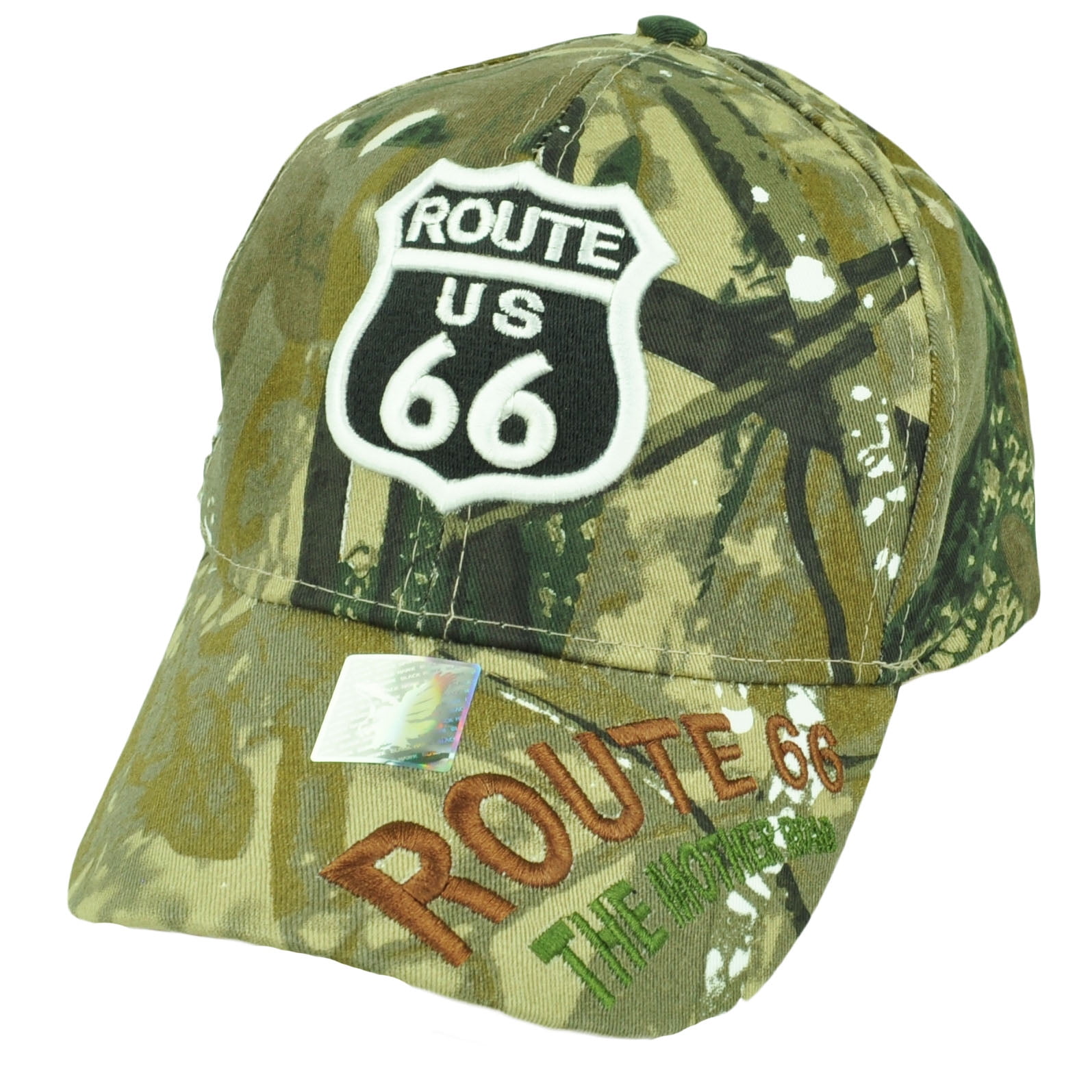 Historic Route 66 US First Highway Camouflage Camo Hat Cap Road Sixty ...
