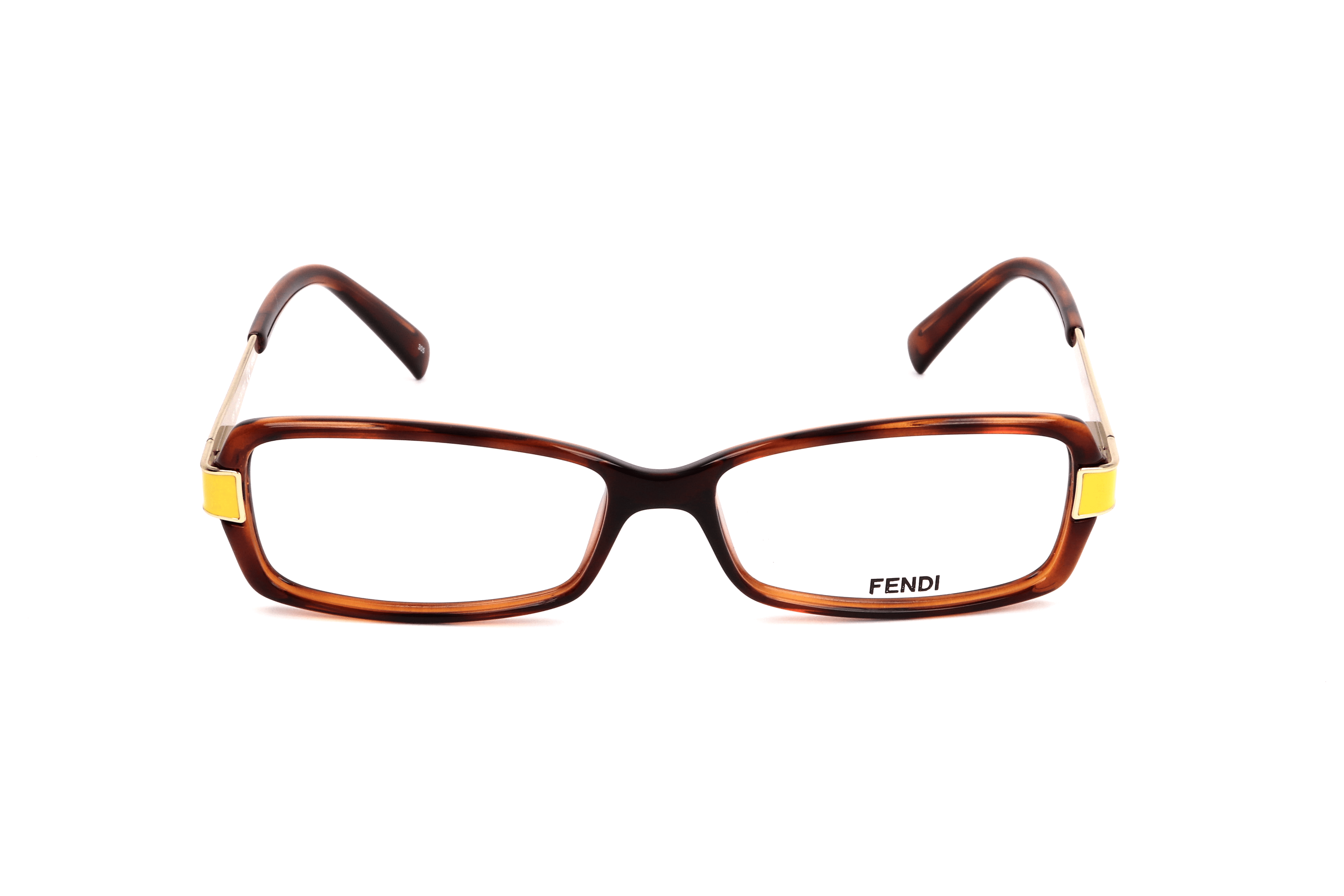 EYEGLASSES FRAME FENDI BROWN WOMEN FENDI 103 23 - Walmart.com