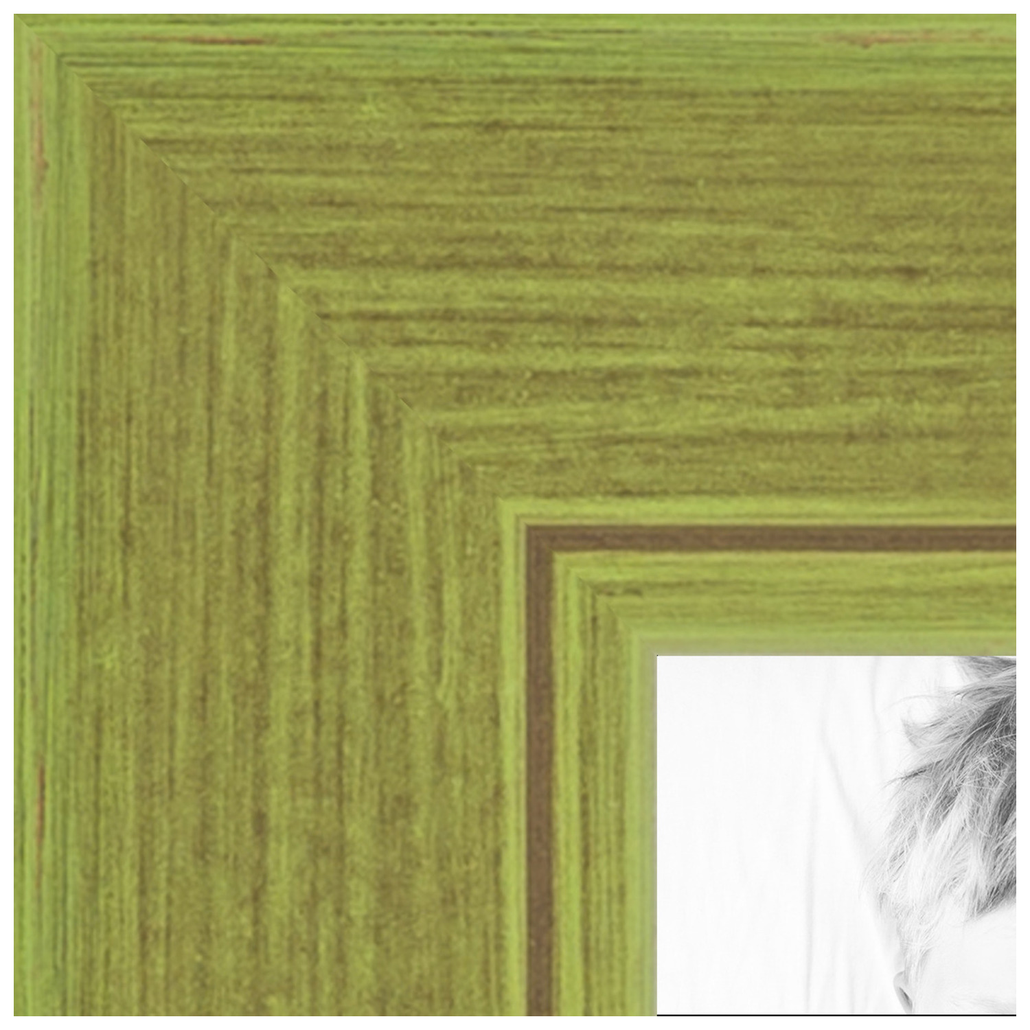 2x3 Green Wood Picture Frame - Gallery Collection - Walmart.com