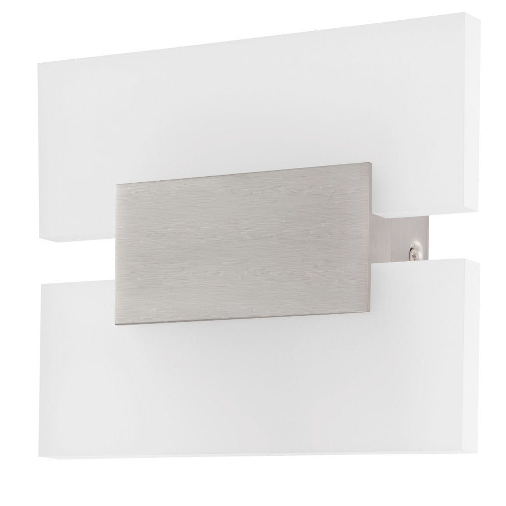 Eglo Lighting - Metrass 2 - 2-Light Led Wall Light - Matte Nickel ...
