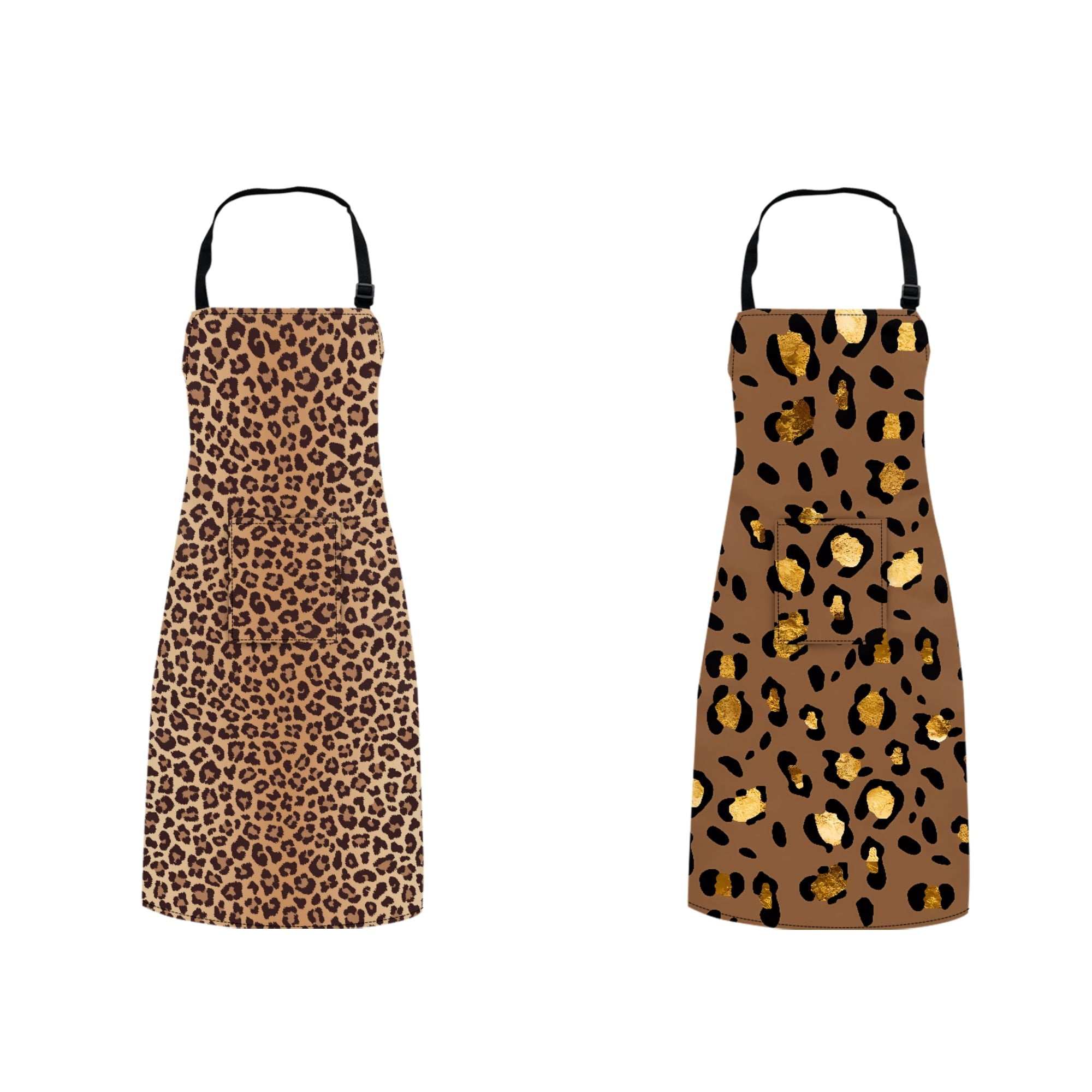 Vodetik Store Aprons for Men with Pockets Waterproof Cheetah Print Chef ...