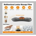 3 in 1 Lower Back Massager -Electric Lumbar Support Pillow with Heat ...