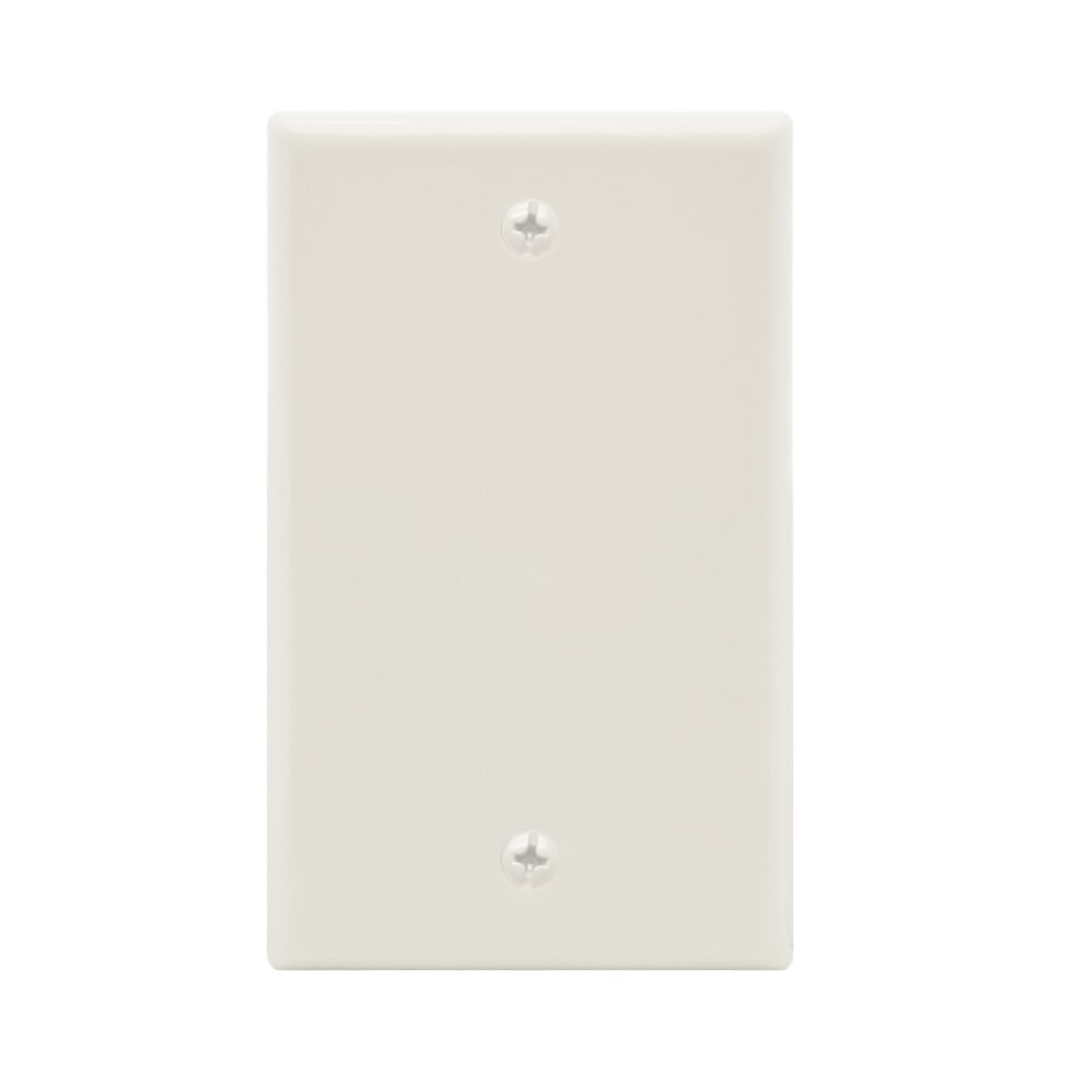 Cable Central LLC (20 Pack) Blank Wall Plate White Smooth Face ...
