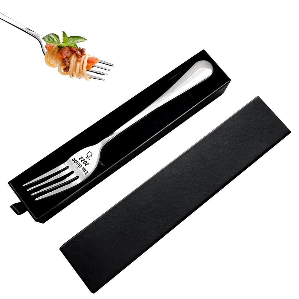 Funny Engraved Fork | Stainless Steel Table Forks | Food Grade Dessert ...
