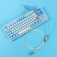 TypeC USB Cable Mechanical Keyboards Coiled Spring Wire Spirals ...