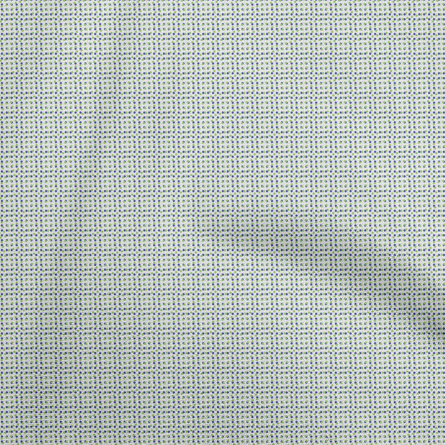 oneOone Viscose Chiffon Light Green Fabric Dot Sewing Material Print ...