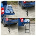 WOLFSTORM Universal Fit Tailgate Ladder Adjustable Rear Gate Step ...