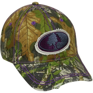 Women's Realtree Camo Cap, Realtree Xtra Colors Purple Camo, Adjustable ...