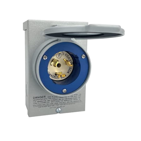 Reliance Controls Corporation PB50 50-Amp NEMA 3R Power Inlet Box, 50 ...