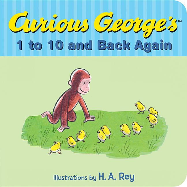 Curious Georges 1 to 10 and Back Again (Board Book) - Walmart.com