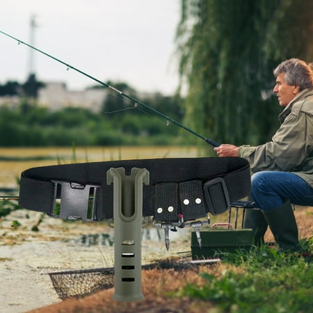 Nylon Belt Rod Holder Portable Pole Holder Tackle Inserter Multi ...