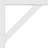 3"W x 36"D x 36"H Standard Traditional Architectural Grade PVC Bracket ...