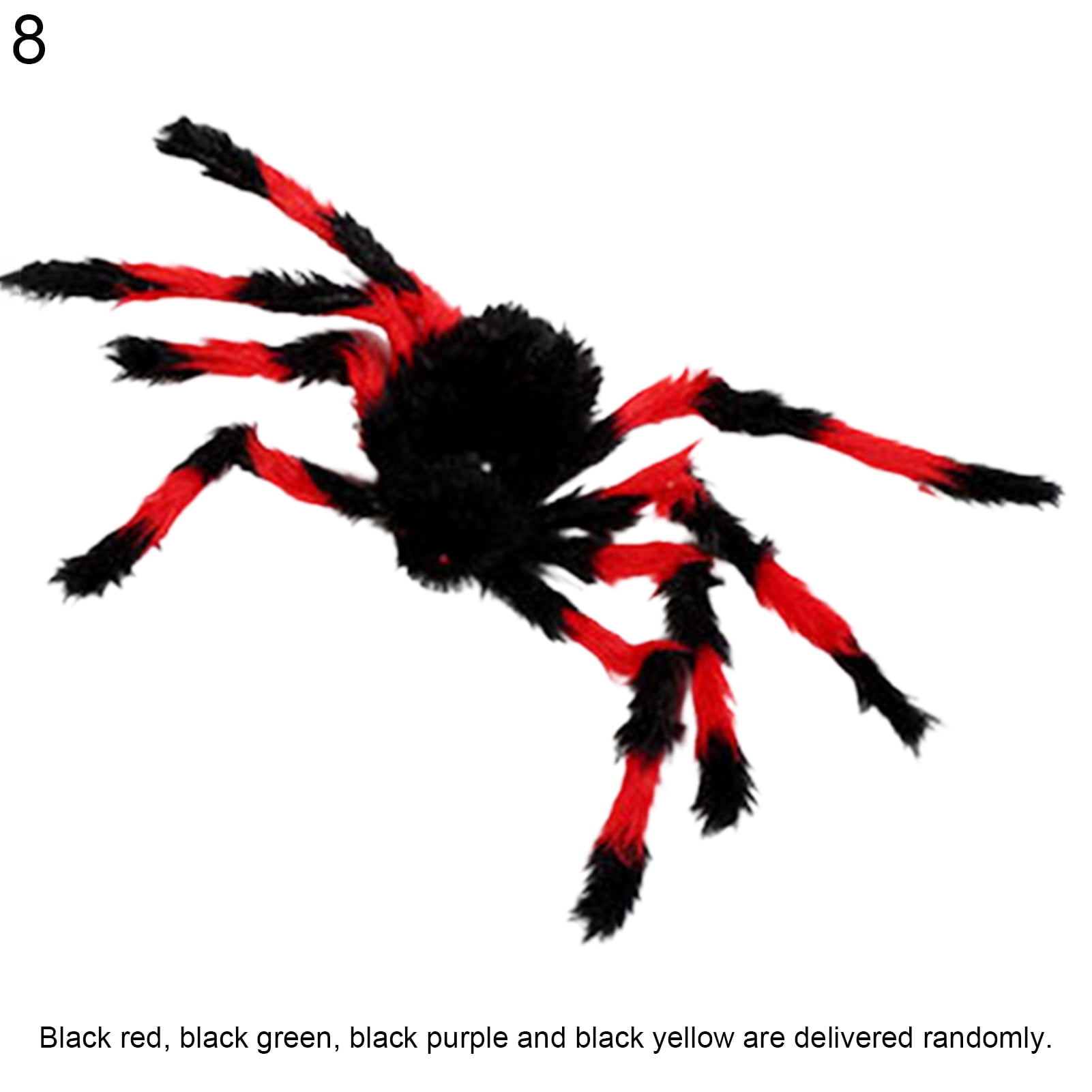 Spider Web Thick Weaving Decorative Lint Halloween Spider Toy Ornaments ...