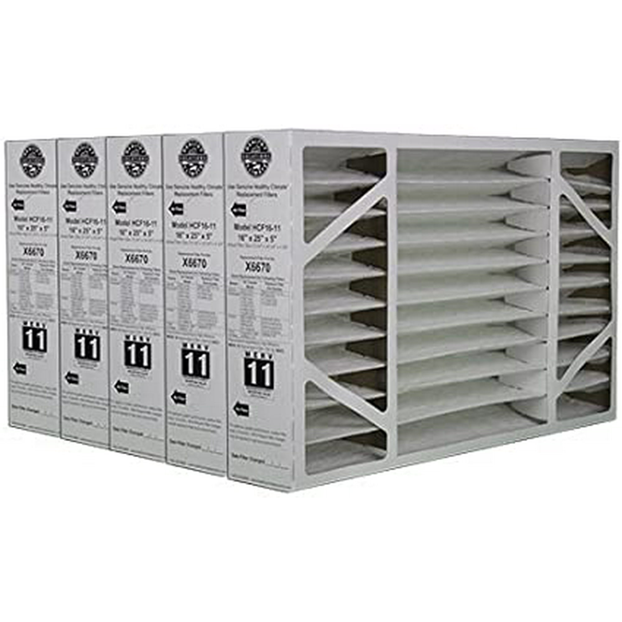 Click here for Lennox X6670 Pack Of 5  merv 11 16x25x5 Furnace Fi... prices