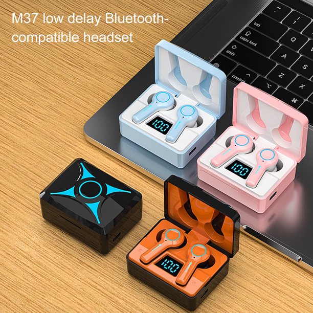 M37 Wireless Earbud High Fidelity Intelligent Noise Reduction LED ...