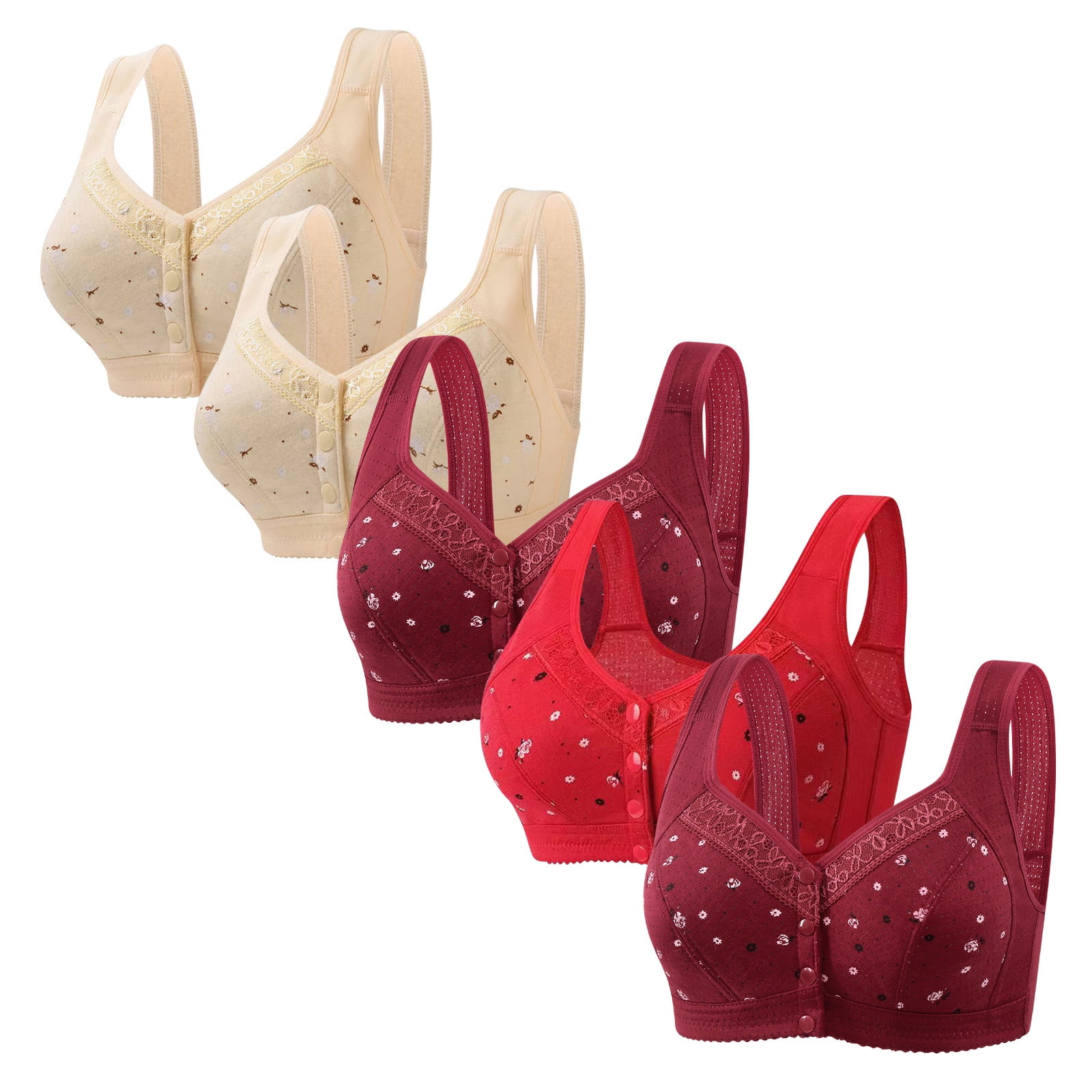 Click here for Latrodar Bras For Women Front Closure Plus Size Br... prices