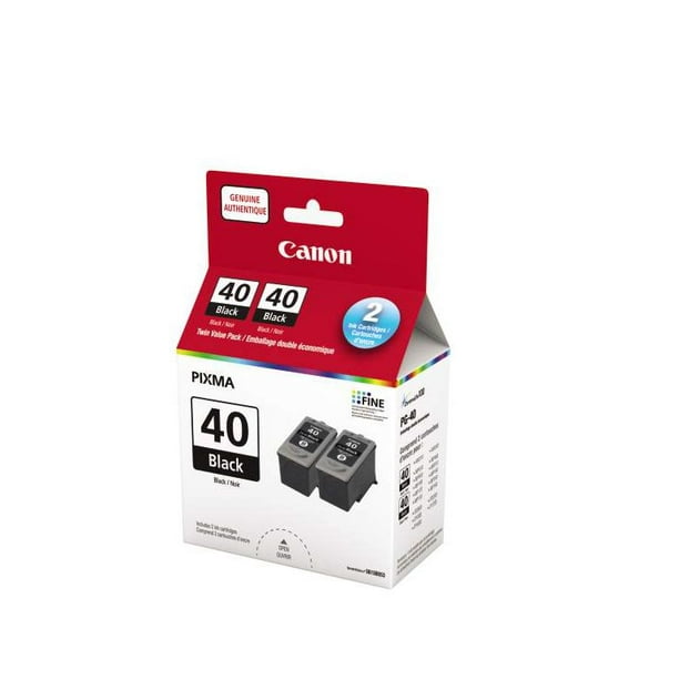 Canon Canada Inc Canon PG-40 Black Ink Cartridge, Twin Pack - Walmart.ca