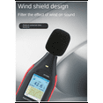 Digital Noise Meter with Condenser Microphone Digital Sound Level Meter ...