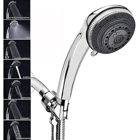 Handheld Showerheads, 7 Spray Settings High Pressure Shower Head with ...