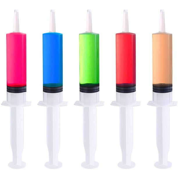 100 Pack Durable Reusable Jello Shot Syringes for parties - 2oz/60ml ...
