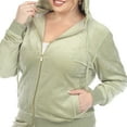 White Mark Women's Plus Size 2 Piece Velour Tracksuit Set - Walmart.com