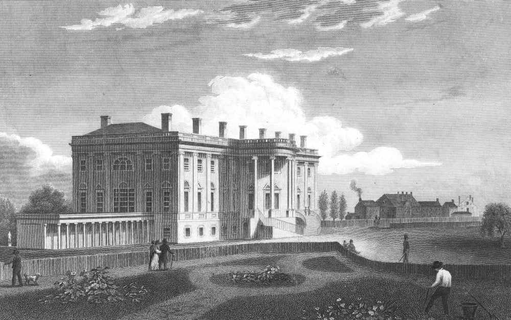 White House 1831Nsouth Side Of The PresidentS House In Washington DC ...