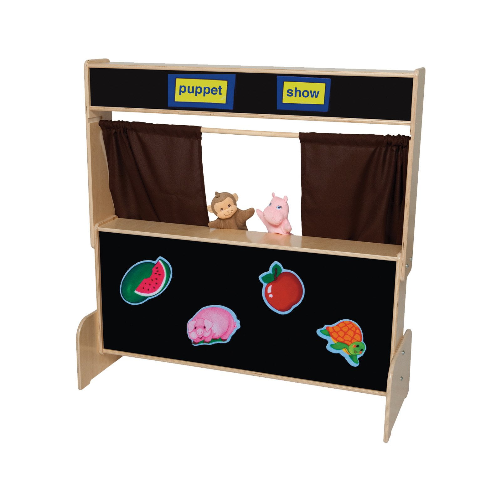 Wood Designs Flannel Board Puppet Theater - Walmart.com
