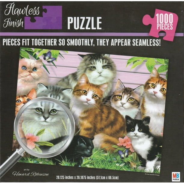 Spin Master Flawless Finish Cats Puzzle, 1000 Piece - Walmart.com ...