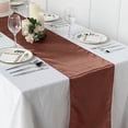 BalsaCircle 12 Pieces 12" x 108" Terracotta Satin Table Runners Table ...