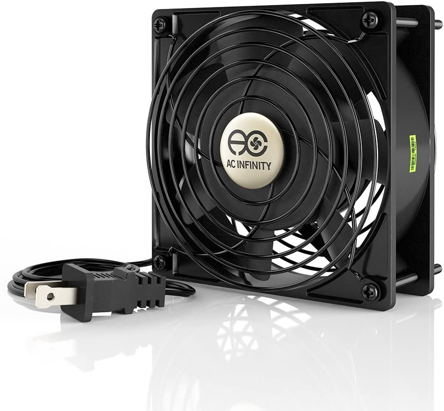 AC Infinity AXIAL 1238, Muffin Fan, 115V 120V AC 120mm x 38mm High ...