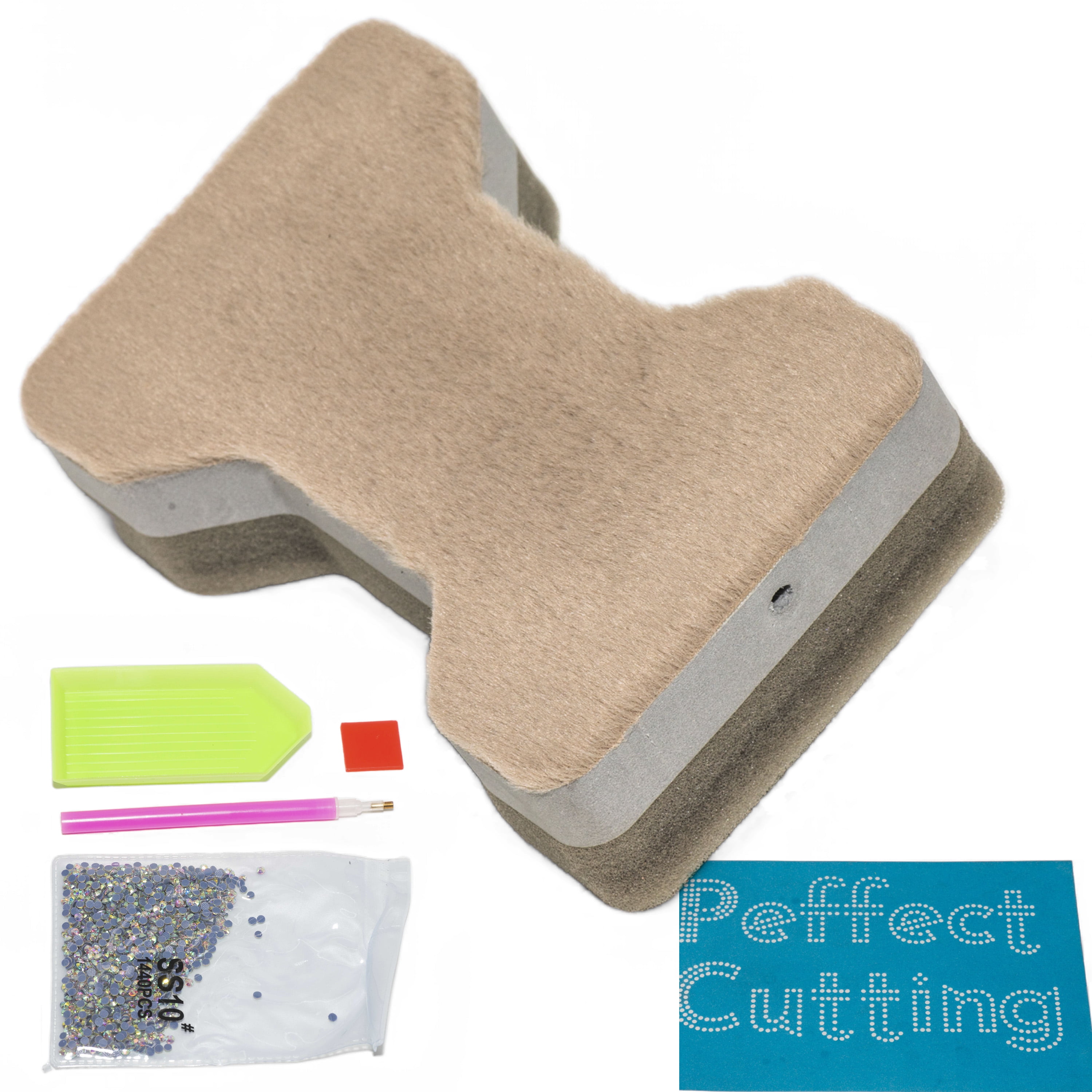 Rhinestone Brush to Spread Rhinestones into Templates for Rhinestone ...