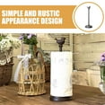 BESTYASH Vertical Roll Paper Organizer Black Metal Paper Towel Holder ...