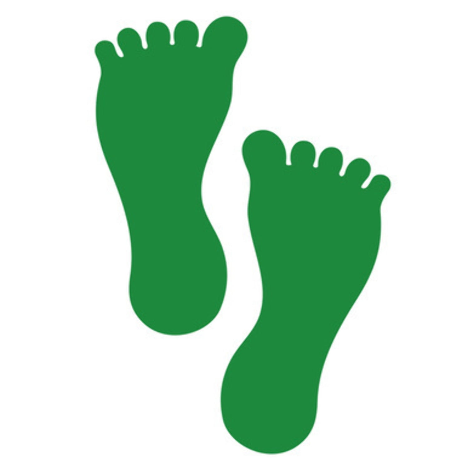 LiteMark Sensory Path Durable Barefoot Print Decal (7) - Walmart.com